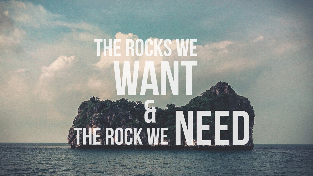 The Rocks We Want - The Rocks We Need