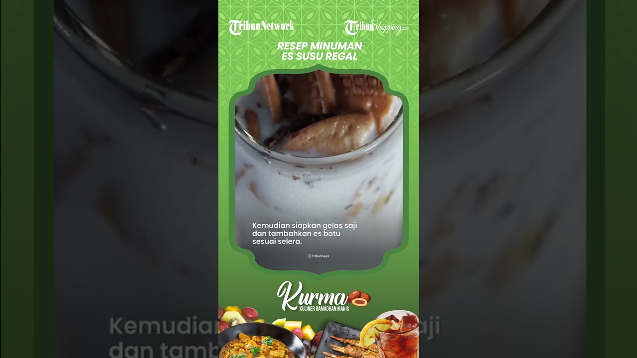 Resep Es Susu Regal, Minuman Mirip Buatan Kafe yang Bisa Dibuat di ...