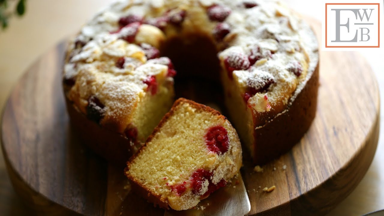 The BEST Raspberry Almond Cake