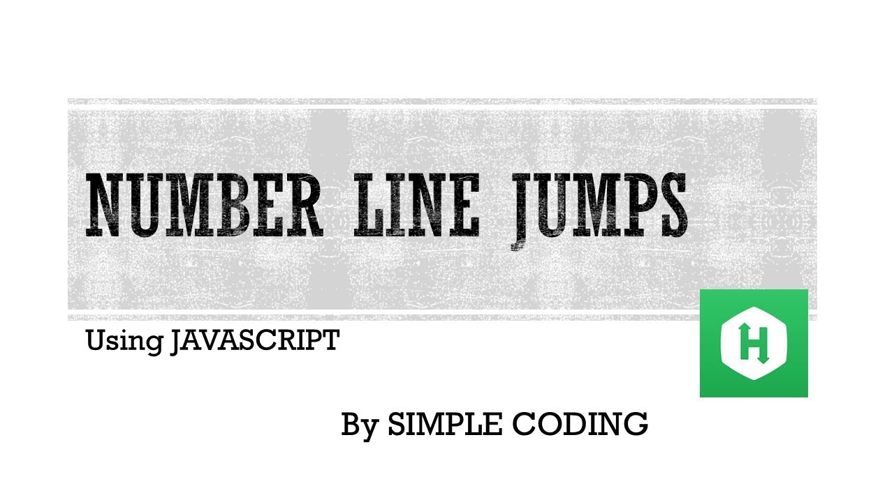 Hackerrank -  Number Line Jumps solved using Javascript