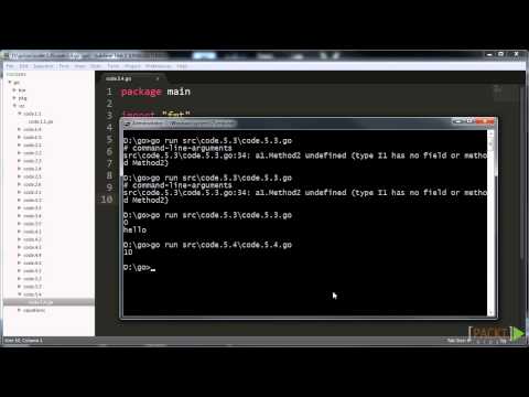 Learn Building Your First Application with Go Tutorial Universal Interface | packtpub com - Mind ...