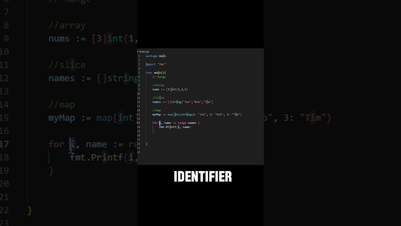 Day 8 of Learning Go - Range #coding #codingjourney #codenewbie