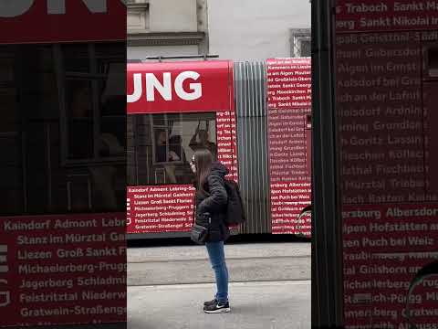 St.Leonhard Graz/ Kleine Zeitung #driving #graz #tram #peaple #austria