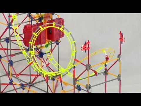 K'NEX Sky Sprinter Roller Coaster Building Set