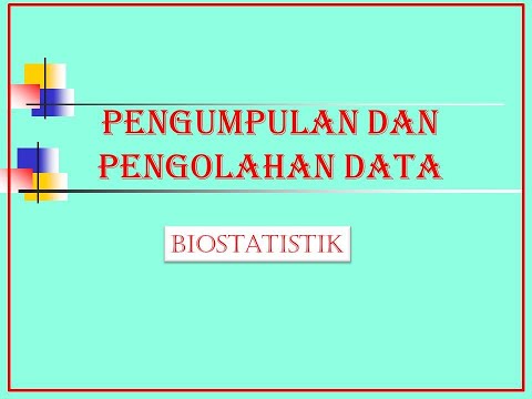 Pengumpulan dan Pengolahan Data || Tahapan Kegiatan Statistik ||