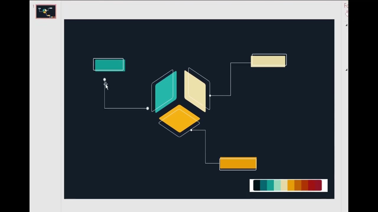 3D Dice Infographic Concept Powerpoint Tutorial