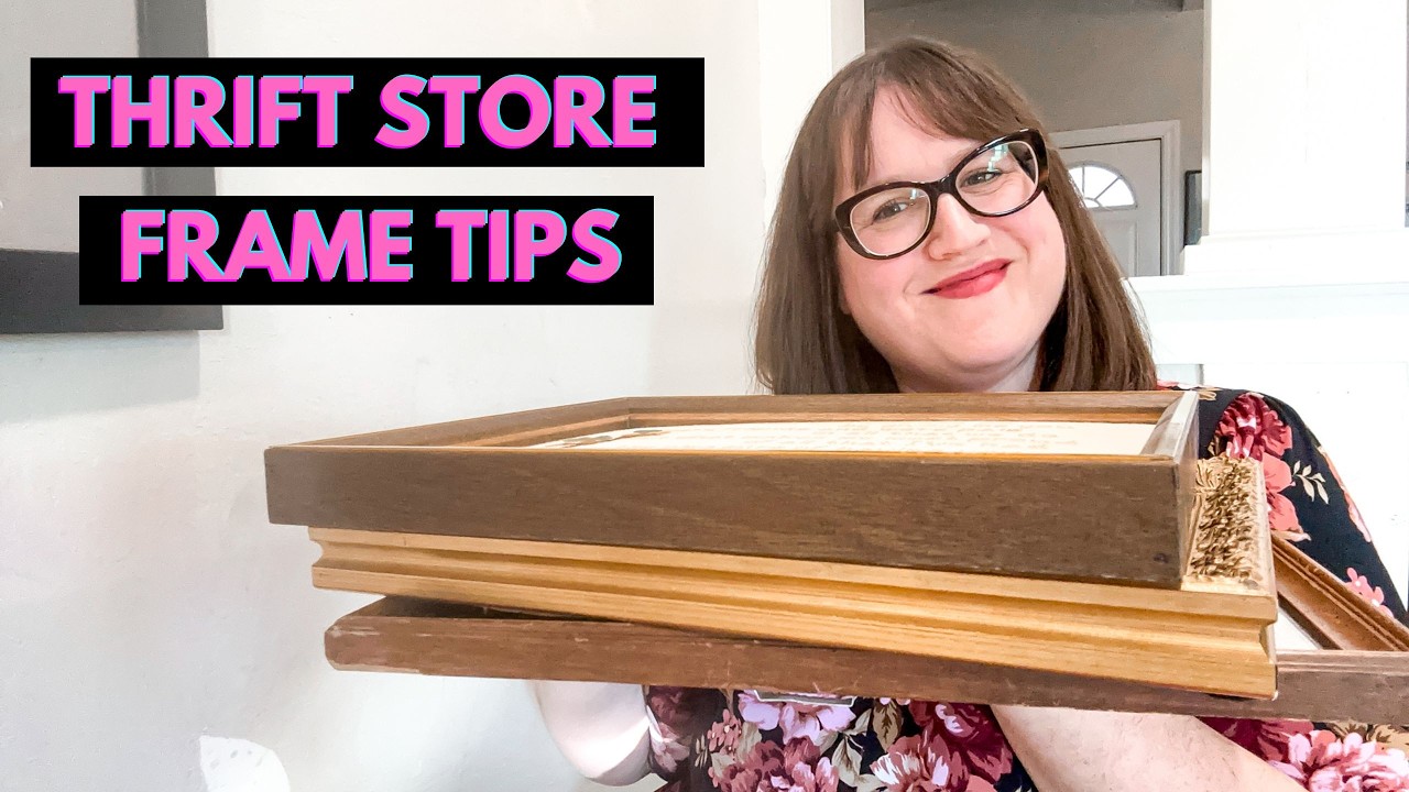 12 Tips for Scoring Thrift Store Frames for Your Cross Stitch (Flosstube Extra)
