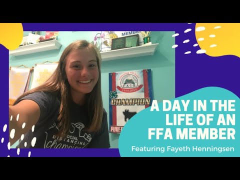 A DAY IN THE LIFE OF AN FFA MEMBER (ft. Fayeth Henningsen)