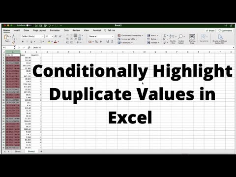 Conditional formatting duplicate values color coding; Microsoft Excel Tips and Tricks