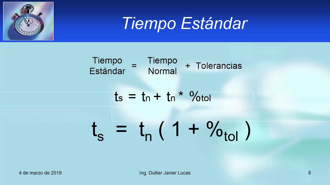 5 Estudio de tiempos 1