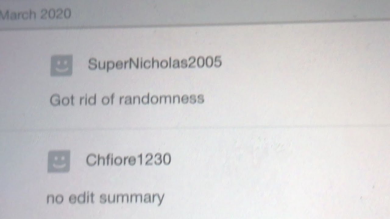 OMG!!! SUPERNICHOLAS2005 KEPT ON EDITING THIS THING ON SCREAMER WIKI!!!!! 😂😂😂😂😂😂😂😂😂😂