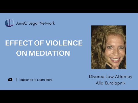 Lawyer Alla Kurolapnik Explains the Effect of Domestic Violence on Mediation