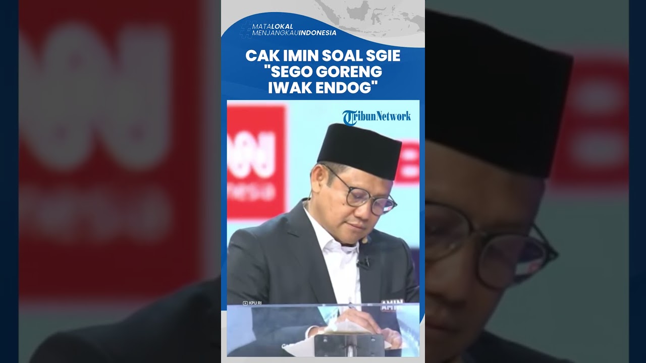 Cak Imin Berseloroh soal Singkatan SGIE: Saya Cari di Google Nama ...