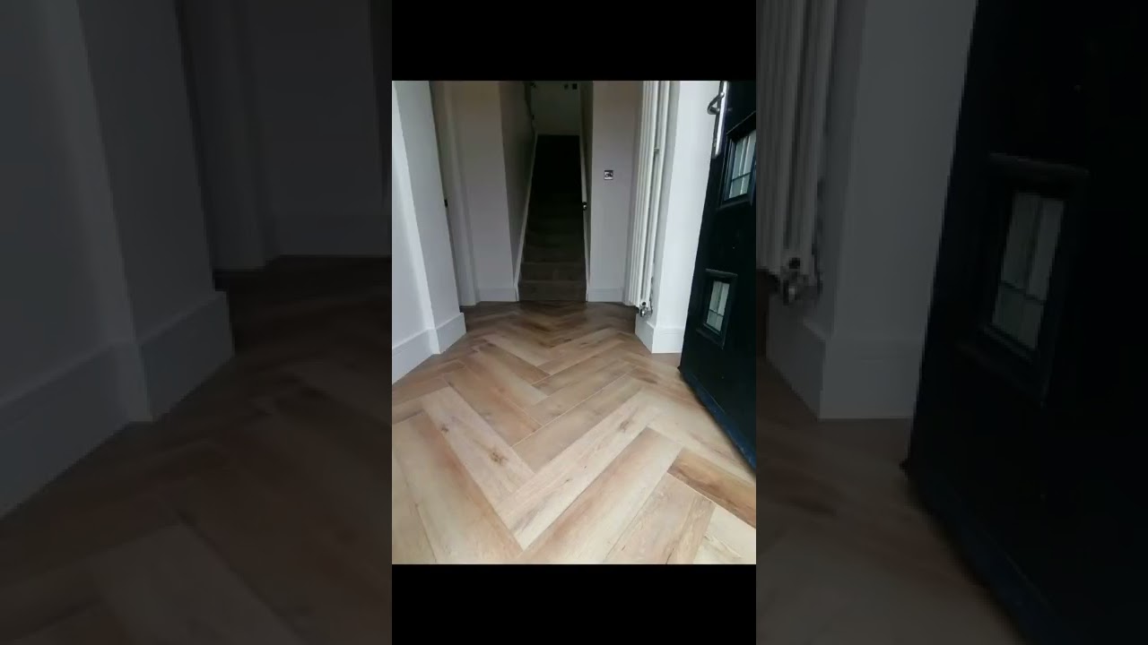 Evocore premium herringbone Natural English oak