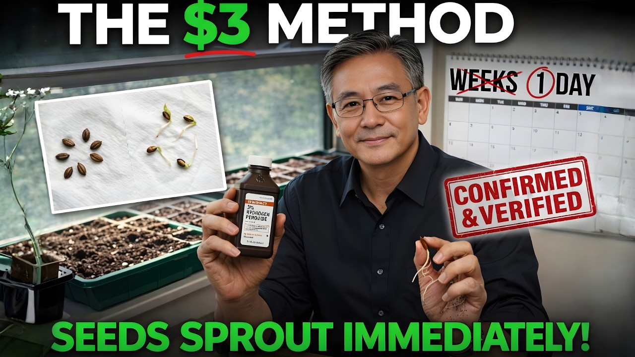 $3 Trick Forces Seeds To Sprout INSTANTLY!