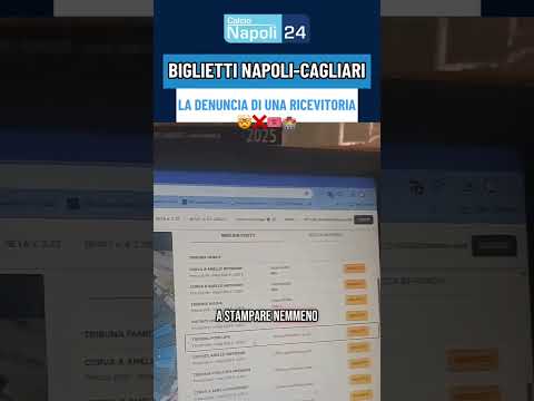 BIGLIETTI NAPOLI-CAGLIARI, la denuncia di una ricevitoria: "Nessun biglietto stampato!" โ๐๏ธ