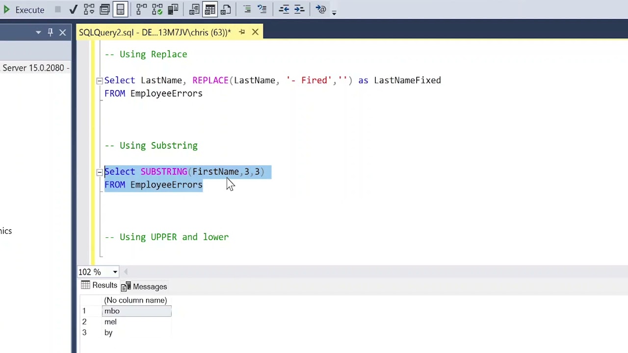 Advanced SQL Tutorial: String Functions + Use Cases