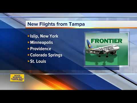 Frontier Airlines adding 13 nonstop flight destinations out of Tampa for as low as $29
