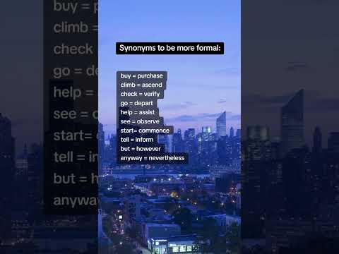 Sound INSTANTLY Smarter with These Synonyms