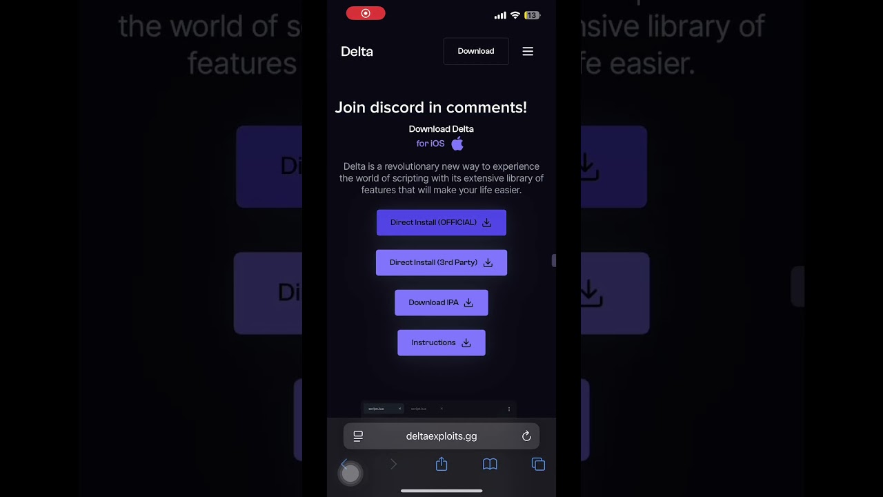 Delta direct install [OFFICIAL]