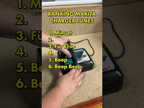 Did You Know The Makita Chargers Play Tunes?