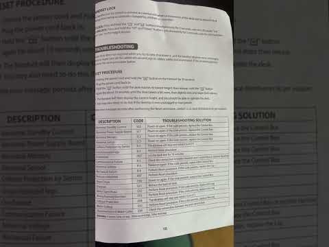 Fenge desk troubleshooting errors manual reset
