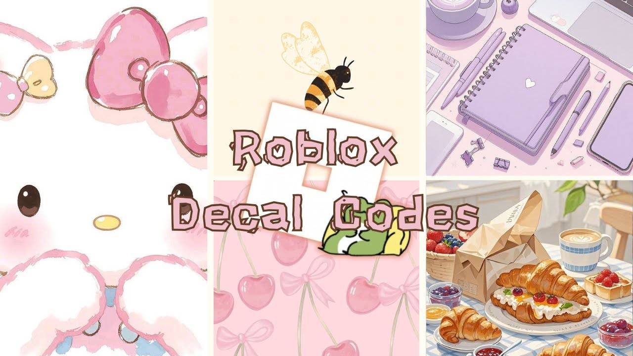Cute Aesthetic Saniro Coquette ROBLOX DECAL CODES.