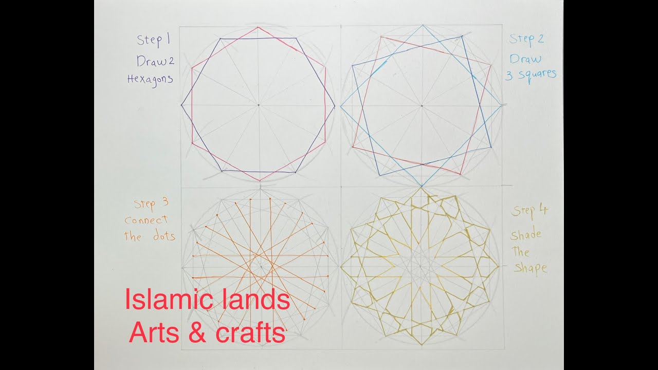 How to islamic patterns 8  Arts & Crafts