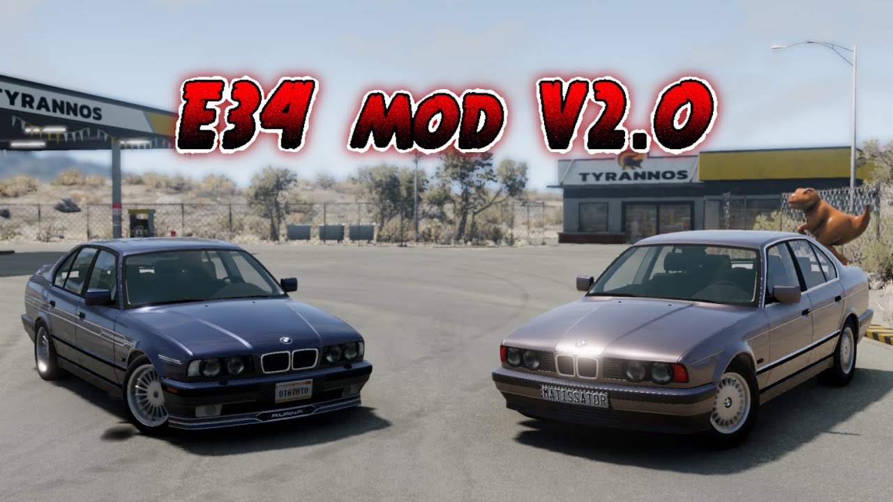 BMW E34 with touring and 92 configs [PBR] 3.2 - BeamNG.drive