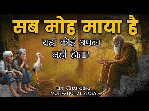 सब मोह माया है। यहा कोई अपना नही।All attachment is illusion, no one is ours Buddha Story