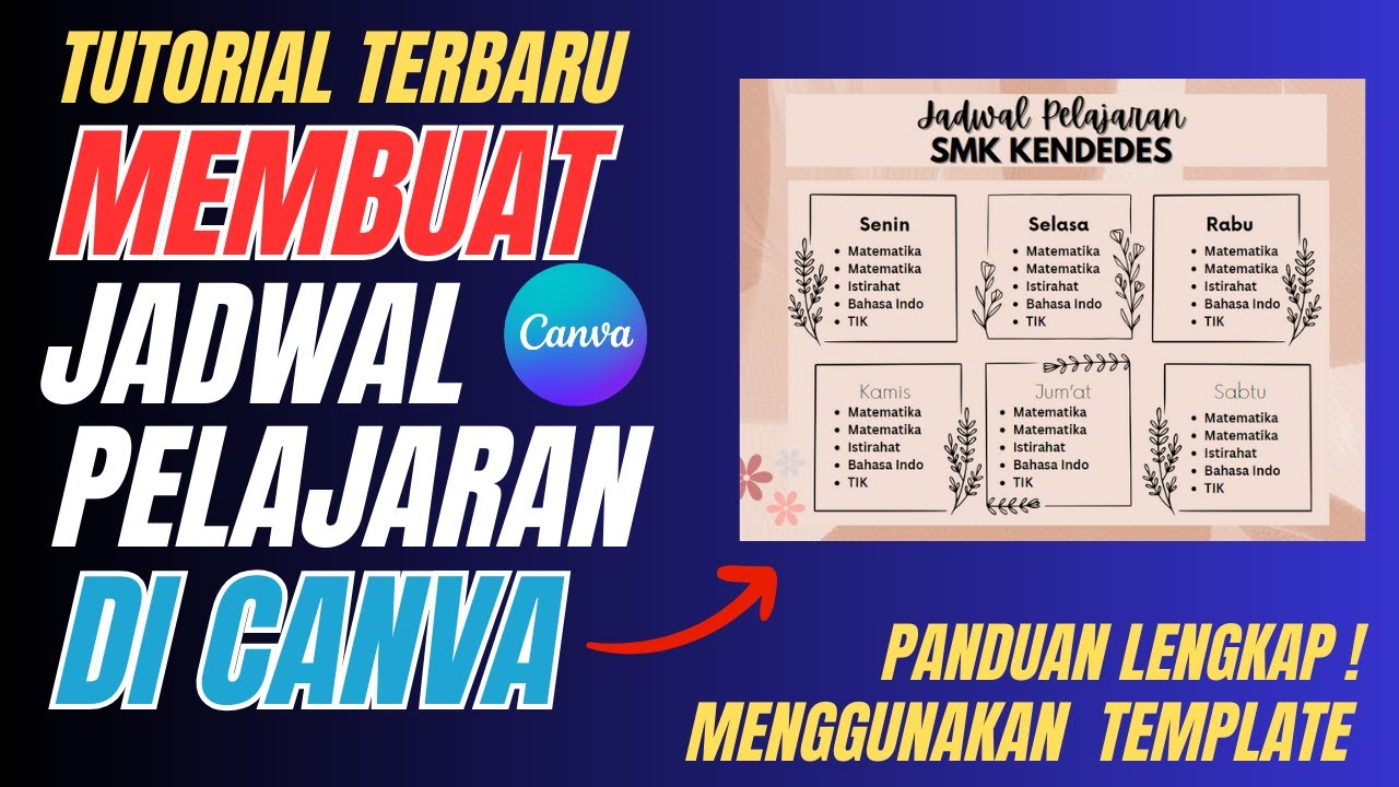 How to Create a Class Schedule in Canva Using a Template