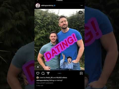 Siblings Or Dating? 👨❤️💋👨 w Mattie Westbrouck- #shorts