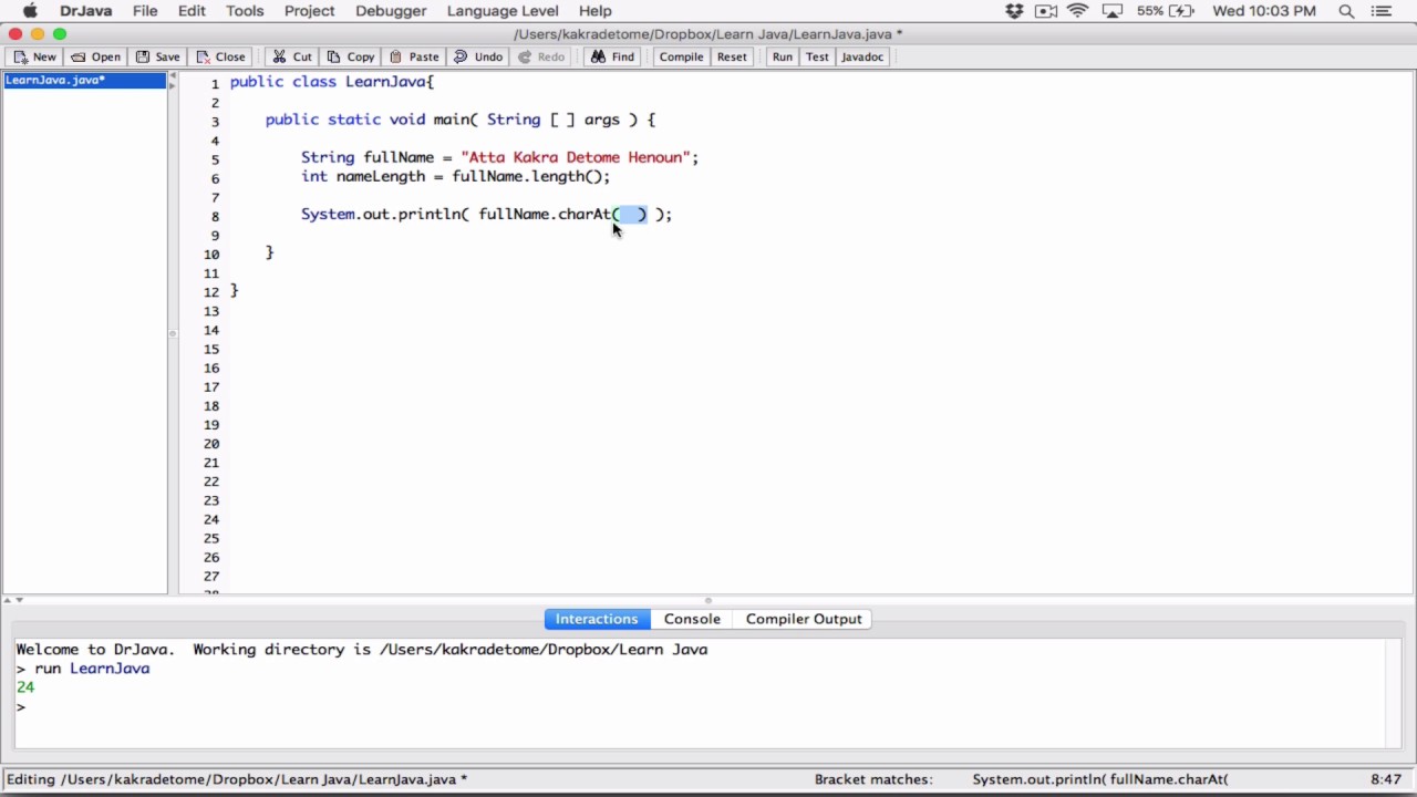50. Other String methods - Learn Java