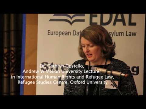 #EDAL14: Dr. Cathryn Costello, The ECtHR and CJEU as Refugee Law Courts: An Assessment
