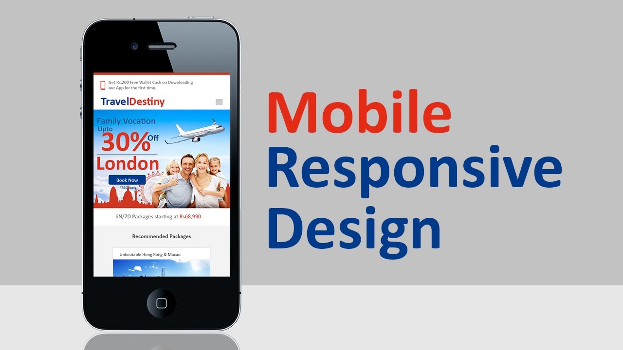 Mobile Responsive Design | Photoshop Tutorial