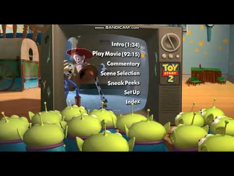 Toy Story 2 2005 DVD Menu Walkthrough