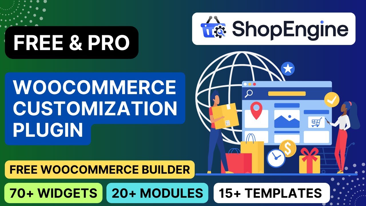 Free WooCommerce Customization Plugin | WooCommerce Builder | ShopEngine Plugin Review