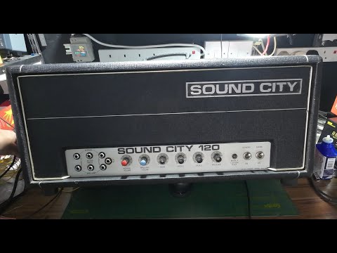 Sound City 120 Guitar Amplifier Head From 1971 A First Look Part 1