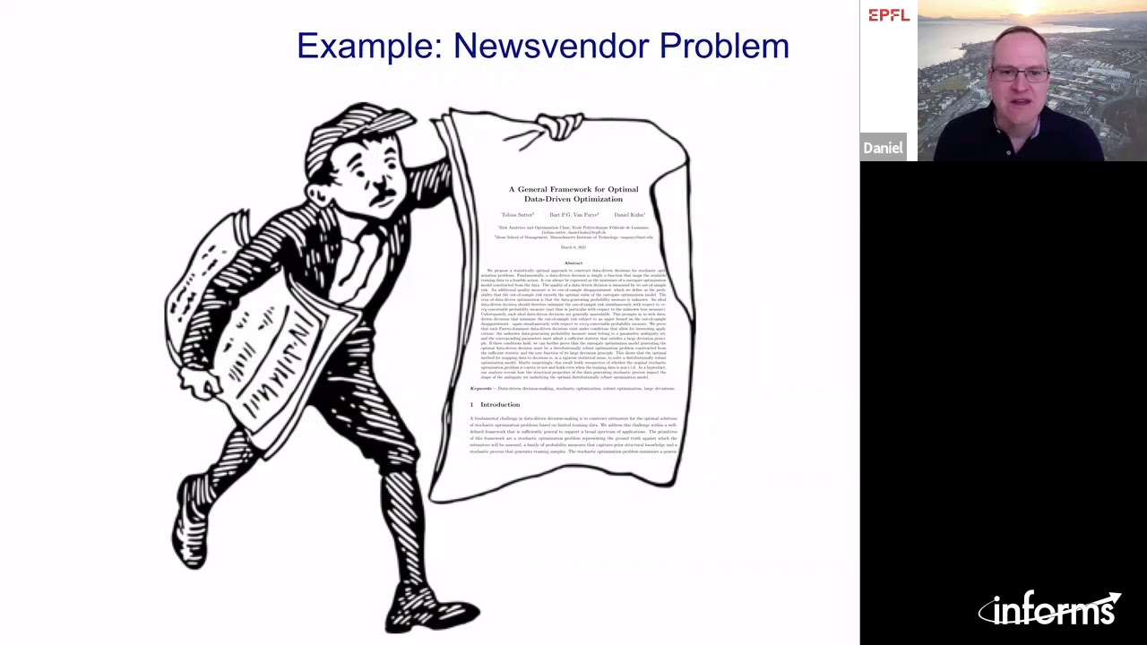 A General Framework for Optimal Data-Driven Optimization