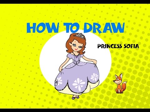 How to draw Princess Sofia – STEP BY STEP GUIDE – DRAWING TUTORIAL ...
