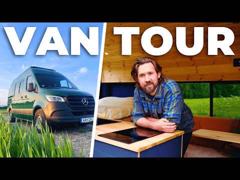 VAN TOUR | Smart Van Life Set Up in a Sprinter Van