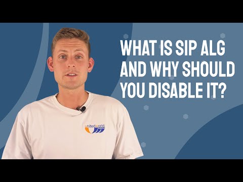 What is SIP ALG and Why Should You Disable it?