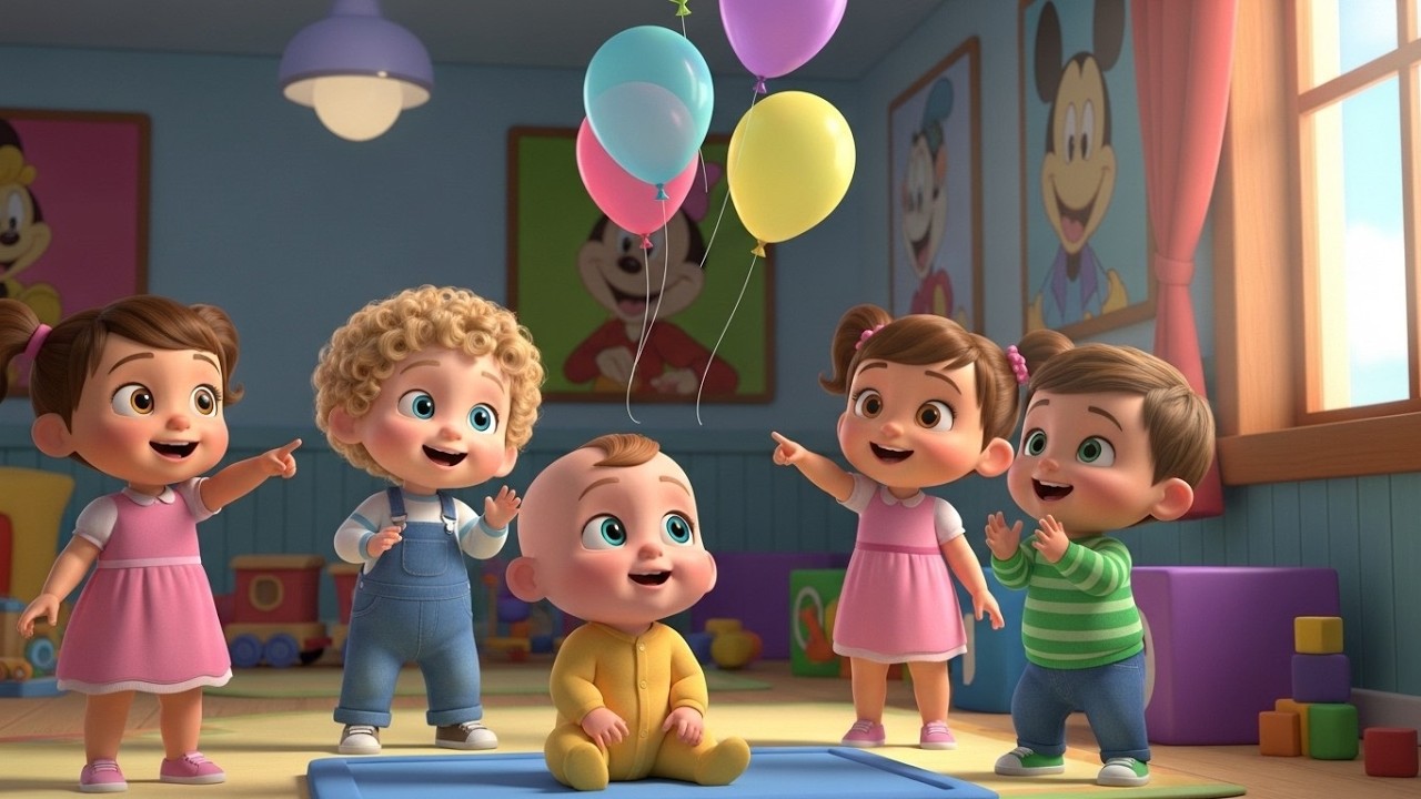 Balloon Party Fun Day 🎈🎉 | Learn Colors & Numbers for Kids | Fun Balloon Adventure for Toddlers