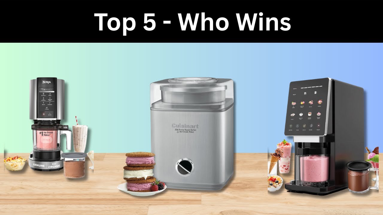 Top 5 Best Ice Cream Maker 2026 - Buyer's Guide