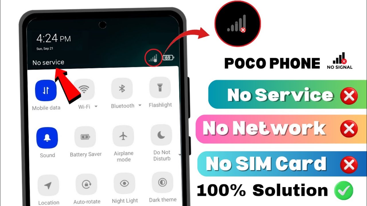 Solved Poco Mobile No Service and No Network Problem 2025 | Poco Network Problem Solution