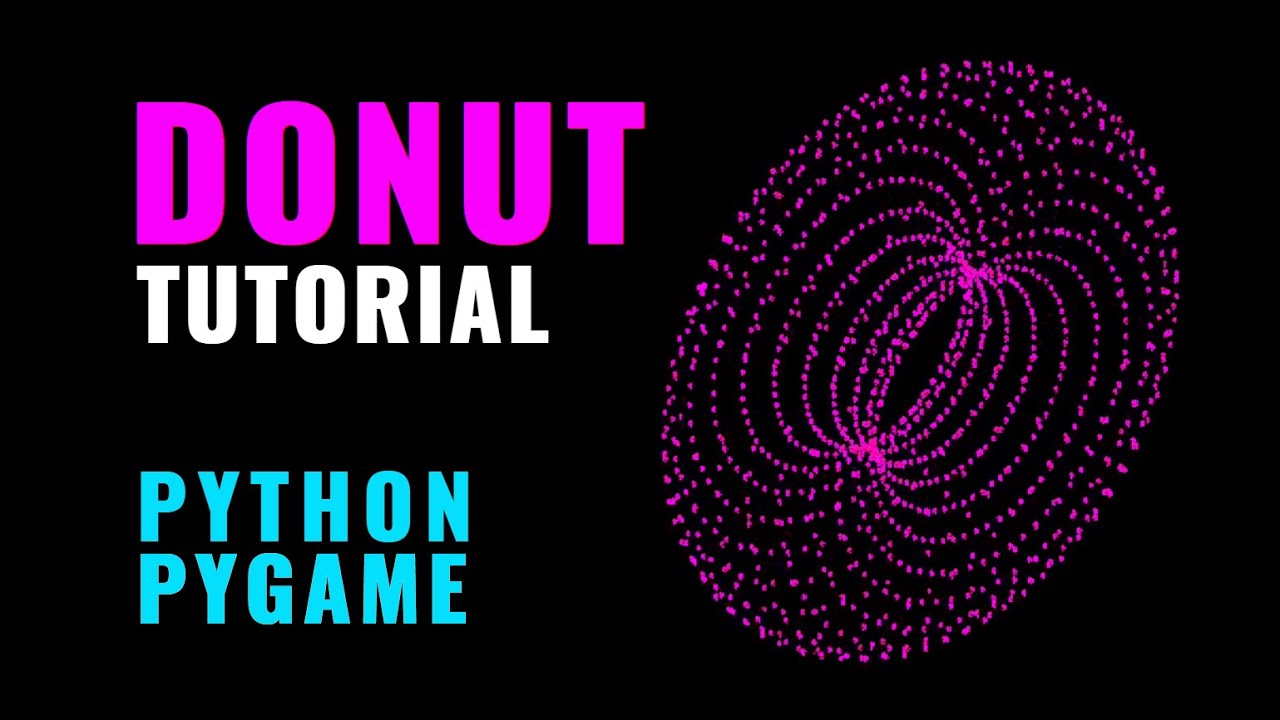 The Spinning 3D Donut Tutorial