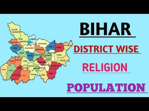 Bihar District wise Religion Population || Main Religion in Bihar State Districts || The Honest