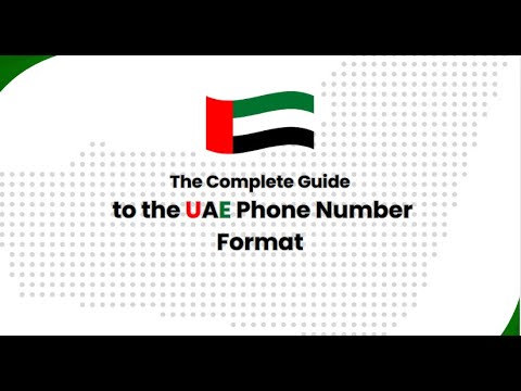 ๐ Dialaxy | UAE Phone Number Format Explained ๐ฆ๐ช๐ฑ