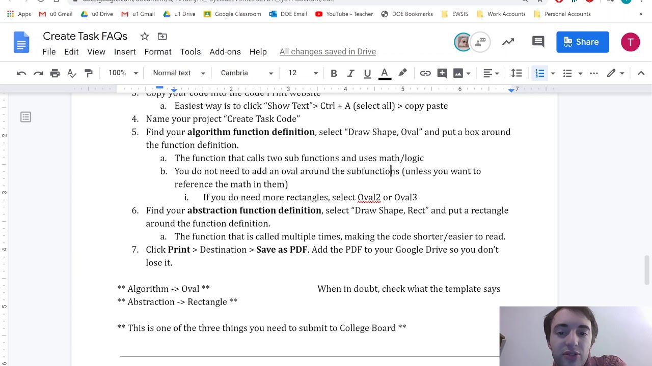 AP CSP How To #1   How to Make a PDF of Your Code